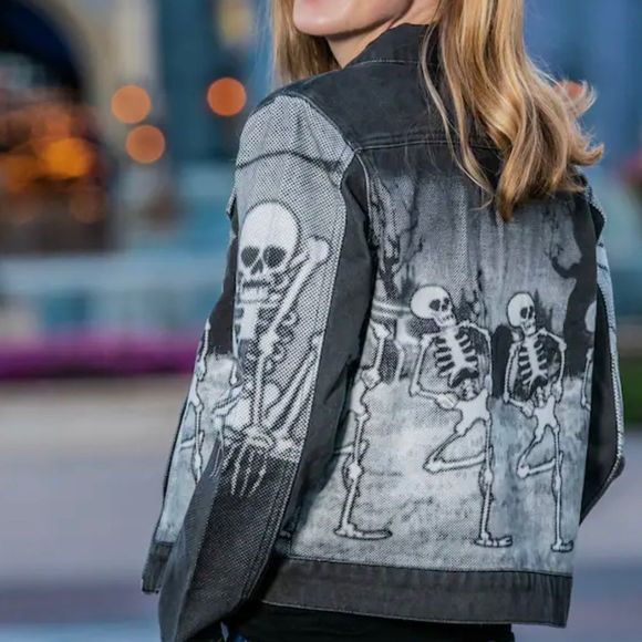 Disney | Jackets & Coats | Disneyparksa Silly Symphony The Skeleton ...